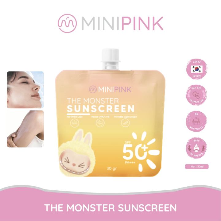 MINIPINK Sunscreen Mini Labubu The Monster SPF 50+ PA+++ 30g MP028 ...