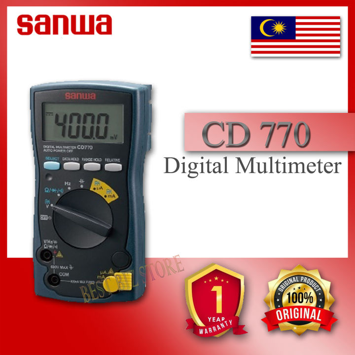Sanwa CD770 Digital Multimeter | Lazada
