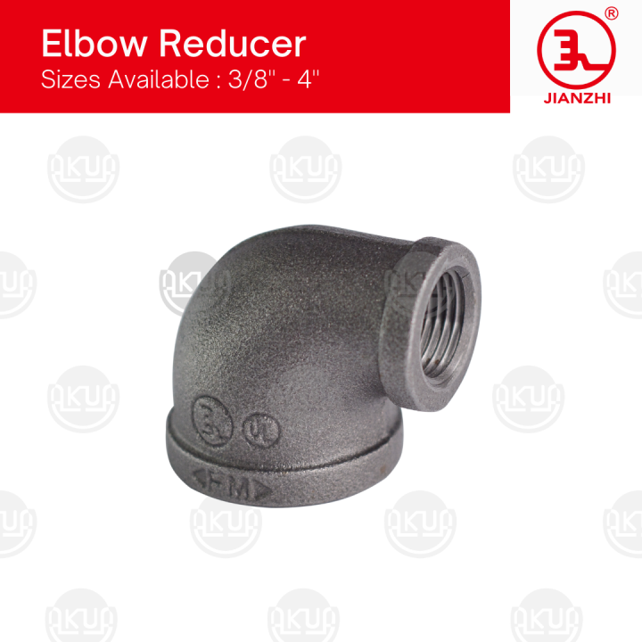 JIANZHI Brand BI/GI Elbow Reducer 1" x 1/2" / 1" X 3/4" Screw Type ...