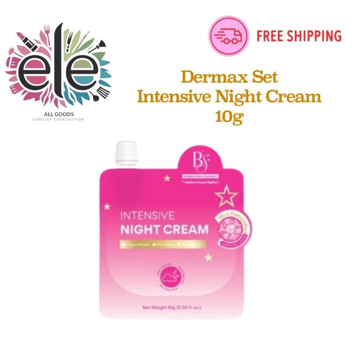 Brightest Skin Essentials Dermax Intensive Night Cream 10g | Lazada PH