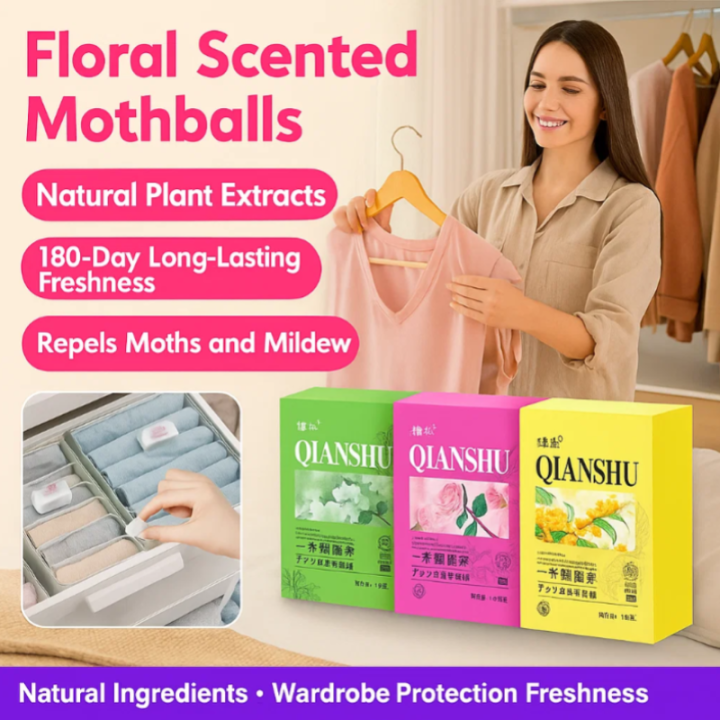 🌼Camphor Balls for Wardrobe Mildew Proof Clothing Insect Repellent ...