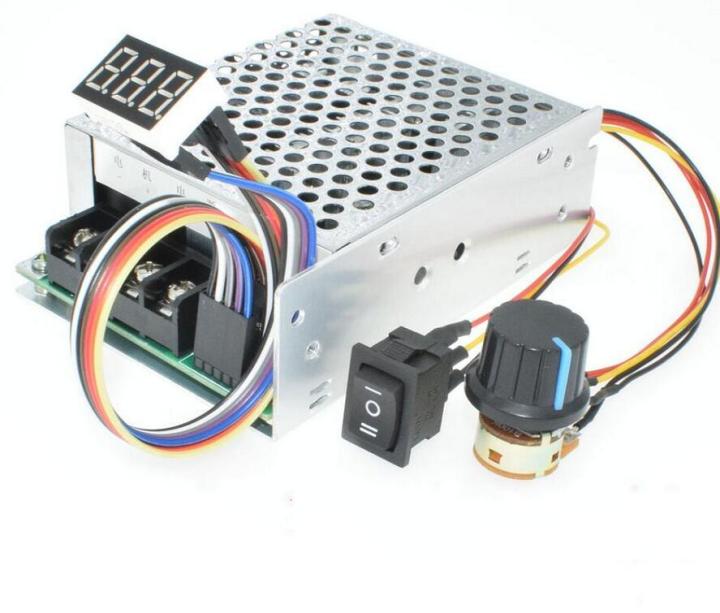 Digital Display 0~100% adjustable DC 10-50V 40A DC Motor Speed Controller PWM 12V 24V 48V 2000W ...
