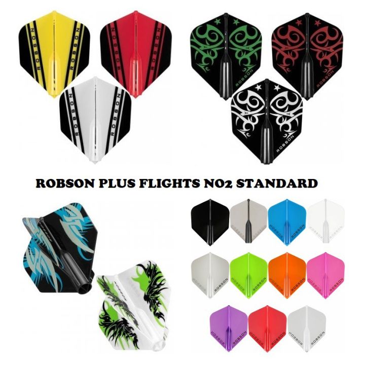 Robson Standard No2 Flights Darts Plus Tribe for Nylon or Aluminum shafts | Lazada PH