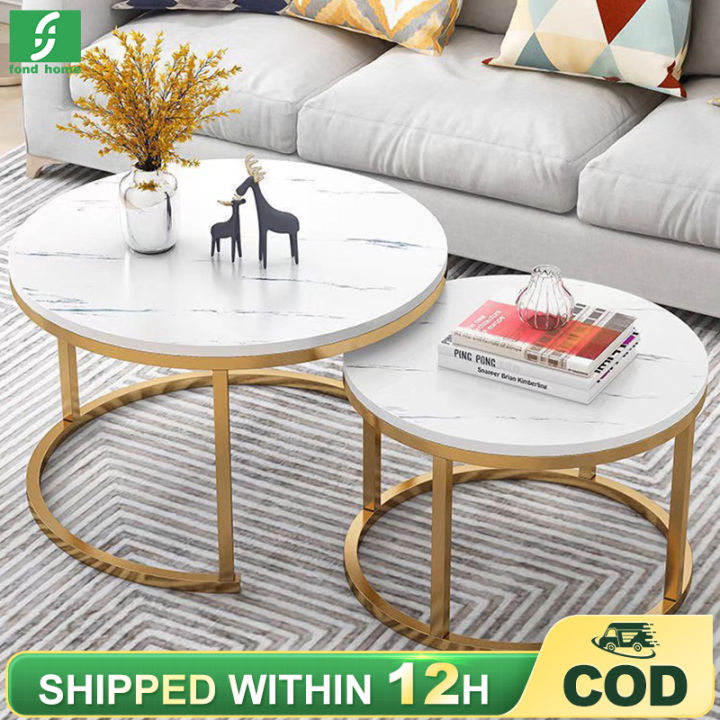 Nordic Coffe Table Round Table Bedside Table Tea Table Sofa Corner Tea ...