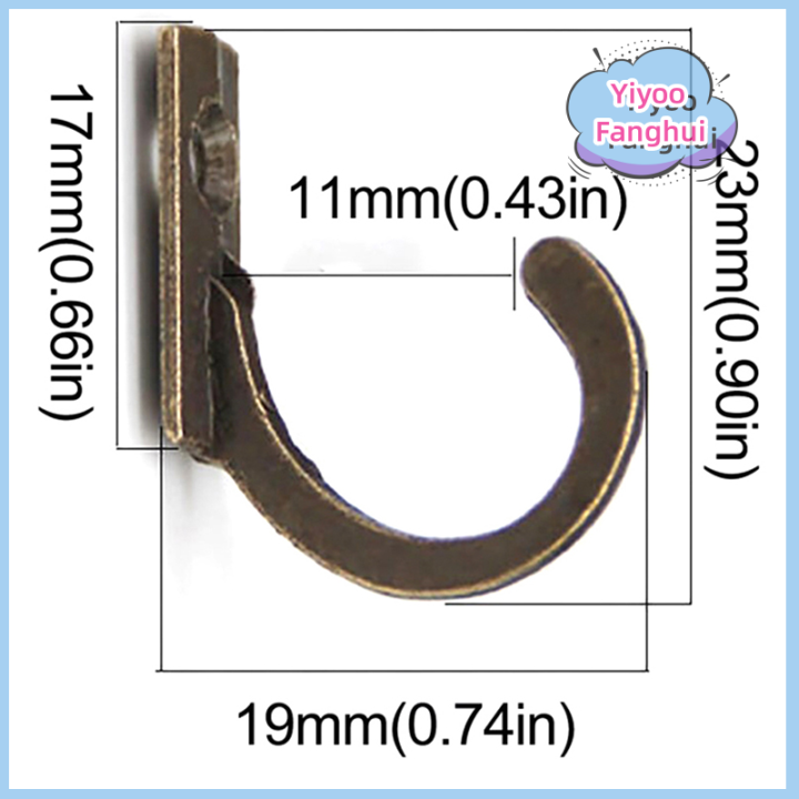 Yiyoo 10 chiếc áo khoác khăn móc gắn tường keo móc tự dính điện móc ...