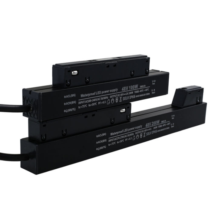 100W 200W Power Supply Driver Magnetic Track Light Power AC180V-265 to ...