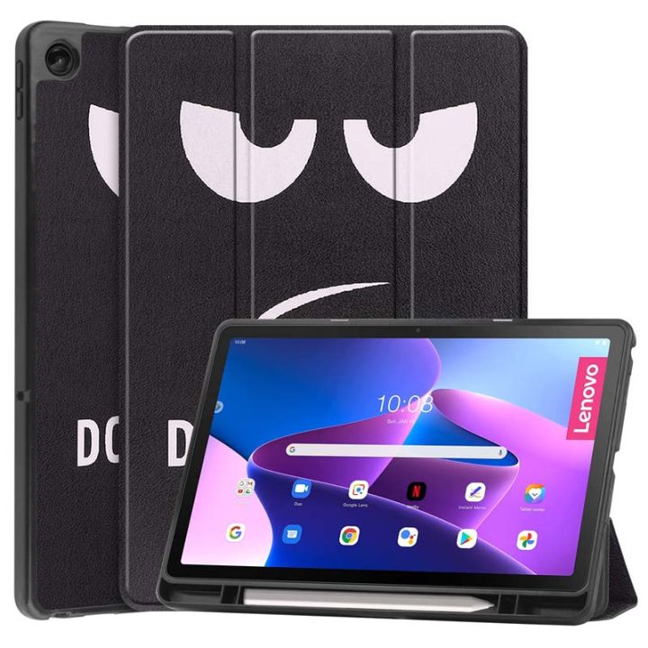 หนัง PU เคสสำหรับ Lenovo Tab M10พลัส Gen 3 10.6นิ้ว TB-125F TB-128F แม่เหล็กพลิกปลอก Xiaoxin Pad ...