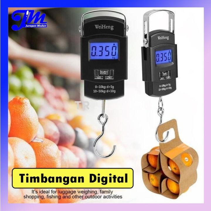Timbangan Gantung Digital Weiheng Portable Electronic Scale 50kg ...