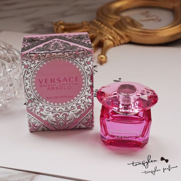 Versace Versace Bright Crystal True Lady pink diamond perfume sample ...