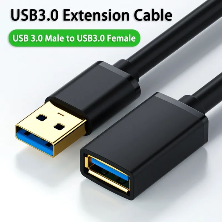 0.5M-3M USB 2.0 3.0 Extension Cable for Smart TV PS4 Xbox One SSD USB ...
