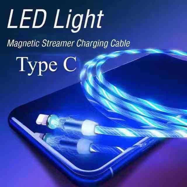 Magnetic usb led cable upgraded version type c U-1 | Lazada PH