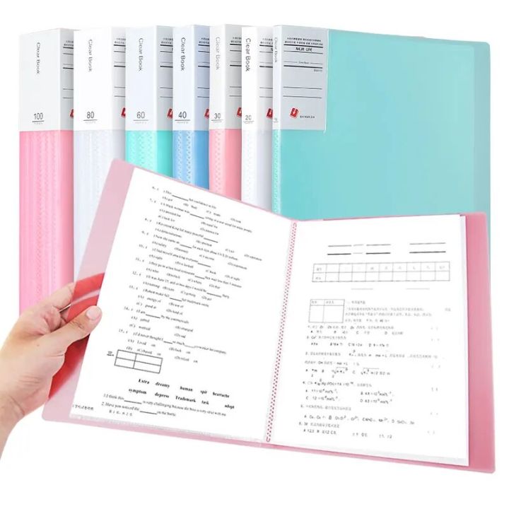 1 Translucent Color File Waterproof Student Office Supplies Easy To ...