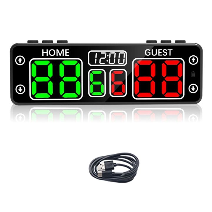 Digital Scoreboard With Countdown Timer Led Scoreboard Electronic