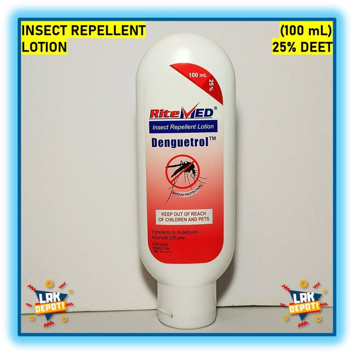 RiteMED Denguetrol Insect Repellent 25% Lotion (100mL) - Full ...