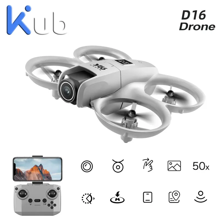DIJAMIN ORIII Kubaby Drone D16 dengan Dual Kamera 4K HD FPV WIFI ...