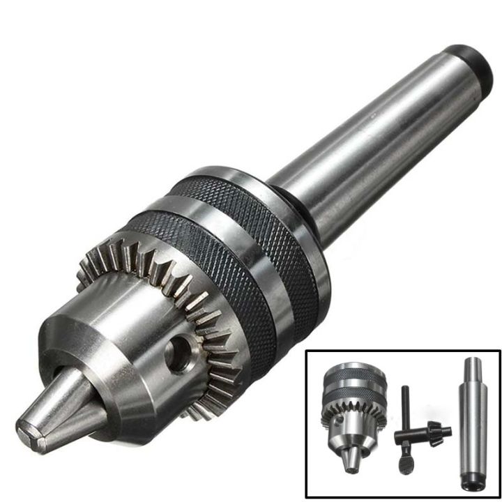 Heavy Duty Ball Bearing Key Drill Chuck +MT3 Arbor Lathe Chuck B16 1 ...