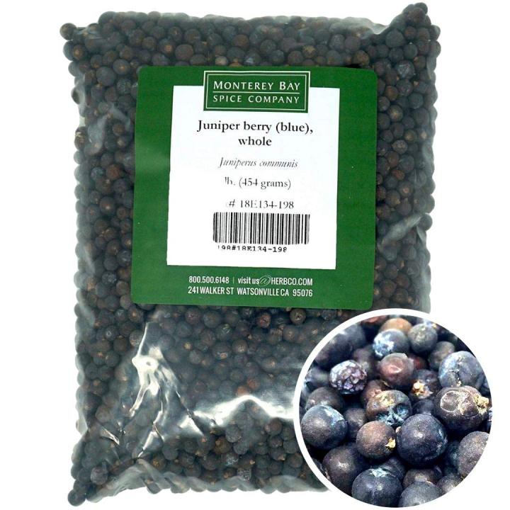 Monterey Bay Herb Co. USDA Organic Juniper Berries - Elevates Meat ...