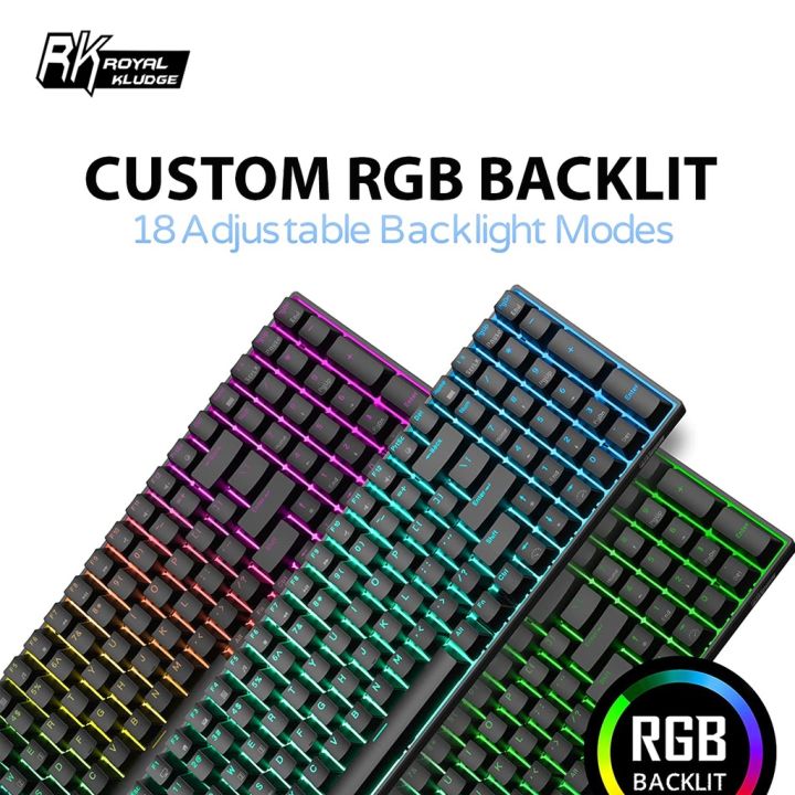 Royal Kludge Rk100 Wireless Mechanical Keyboard 96% | Lazada PH