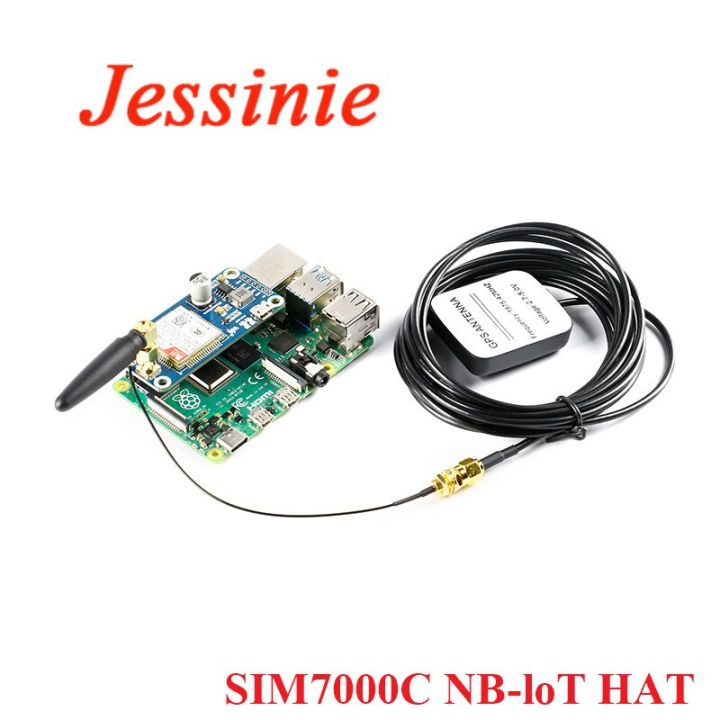 SIM7000C Module Raspberry Pi NB IoT/eMTC/EDGE/GPRS/GNSS/GPS HAT 4G Expansion Development Board ...