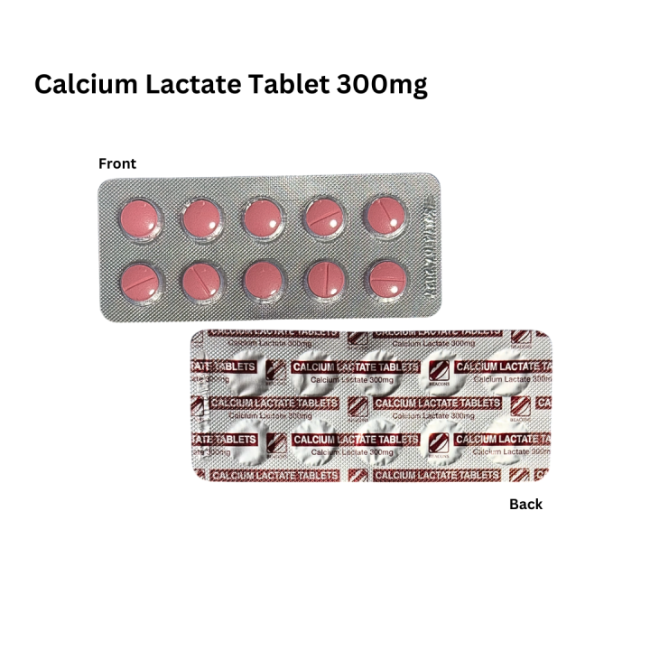 Calcium Lactate Tablets 300mg (50s, 100s, 200s) for Strong Bone Health | Lazada Singapore