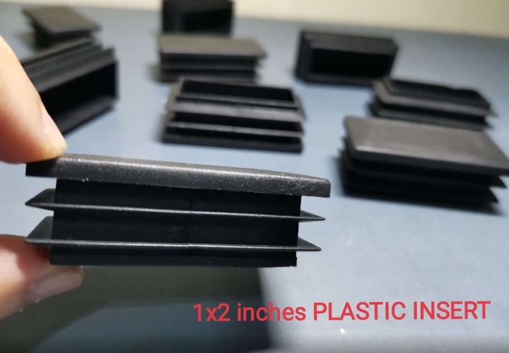 1x2 inches (25mm x 50mm) RECTANGULAR PLASTIC INSERT Footings | Lazada PH