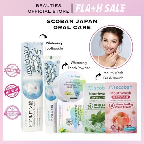 [TRENDING]Japan Scoban 20x Whitening Toothpaste Scoban Mouth Wash ...