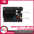 I/O Expansion Shield ESP32 – Base Plate Extension untuk ESP32 DOIT V1 ...