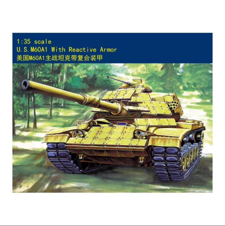 trumpeter 80105 MiniHobby 1/35 US M60A1 Main Battle Tank MBT Model Kit ...