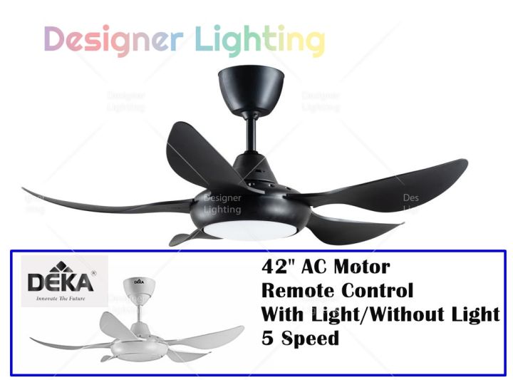 Designer Lighting [42inch Deka Ceiling Fan] DEKA Baby Fan with Remote ...