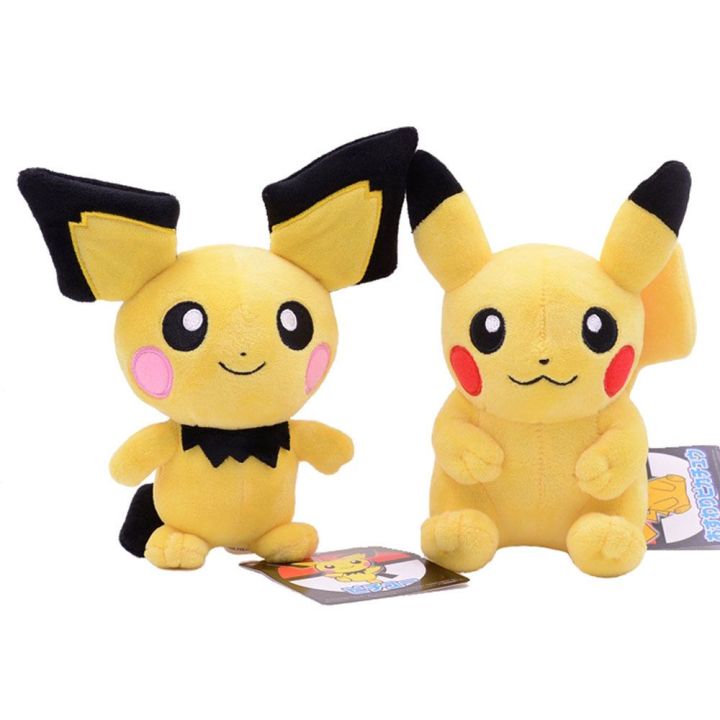 Pokemon Pikachu Stuffed Plush Dolls Anime Kawaii Cute Pichu Toys ...