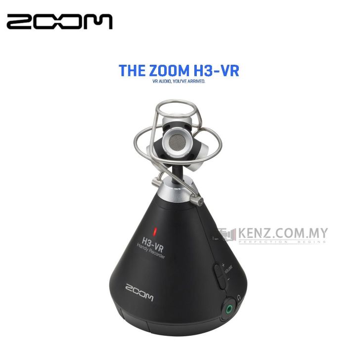 Zoom H3-VR Handy Audio Recorder Built-In Ambisonics Mic Array Video ...