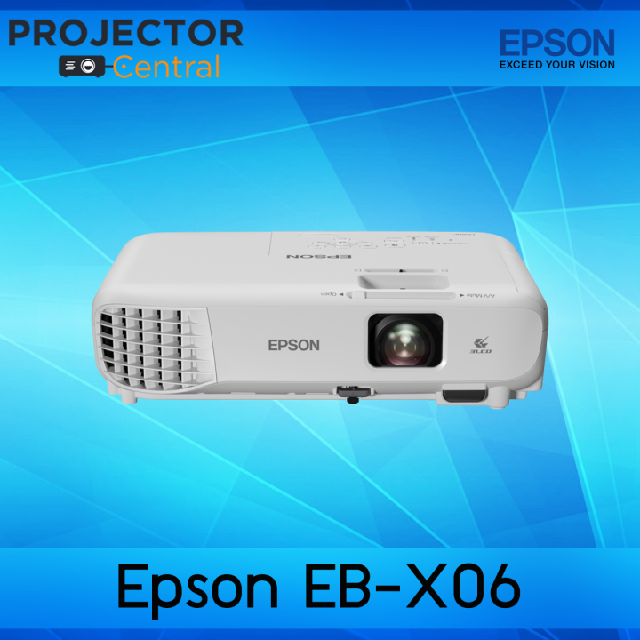 Epson EB-X06 ความสว่าง 3,600 Lumens ความละเอียด XGA LCD Projector การ ...