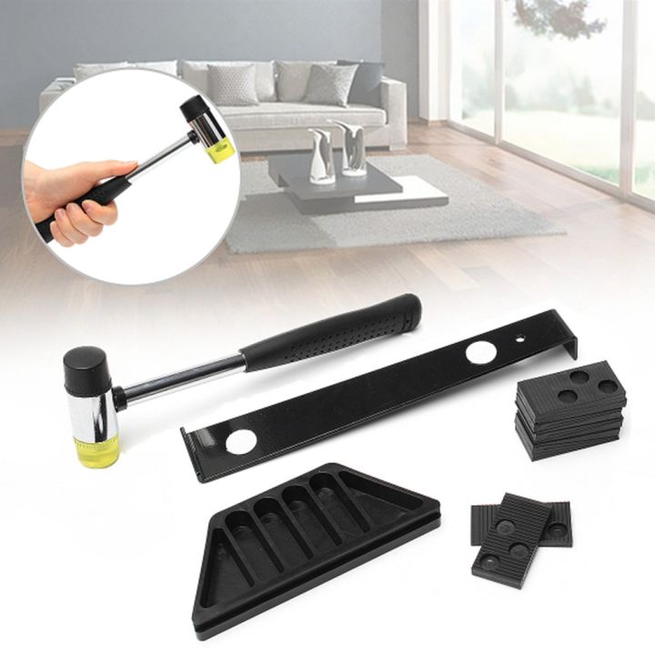 LMS70 DIY Wooden Pull Bar Hand Tool Set Tapping Block With Mallet ...
