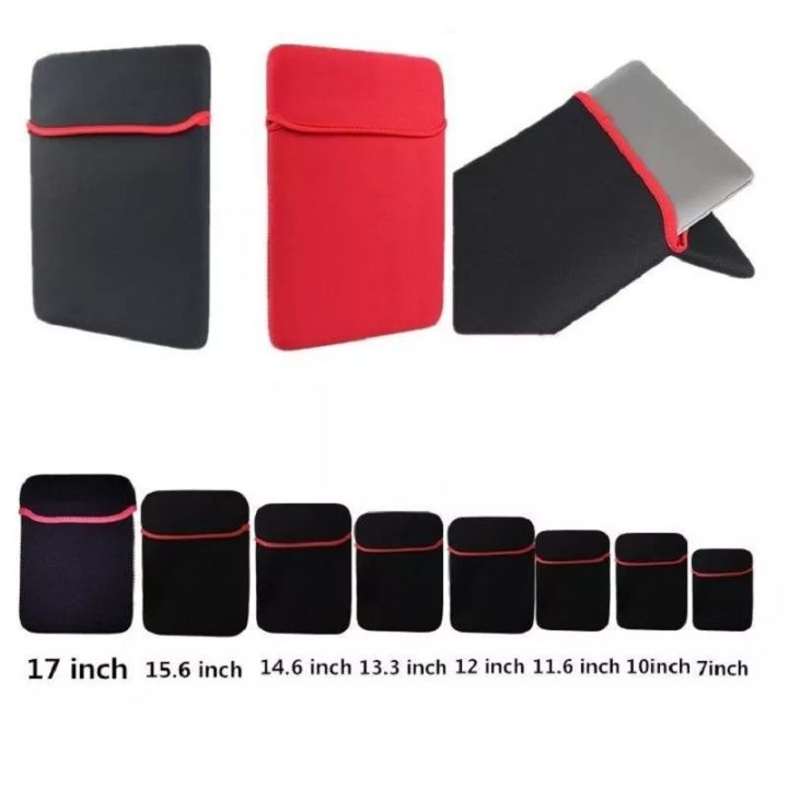 Double Faced Laptop Pouch laptop case Sleeve Black | Lazada PH