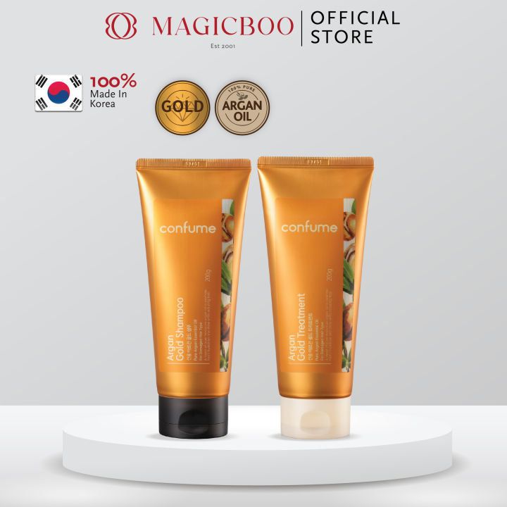 Magicboo Confume Argan Oil Gold Shampoo / Treatment - 200g ...
