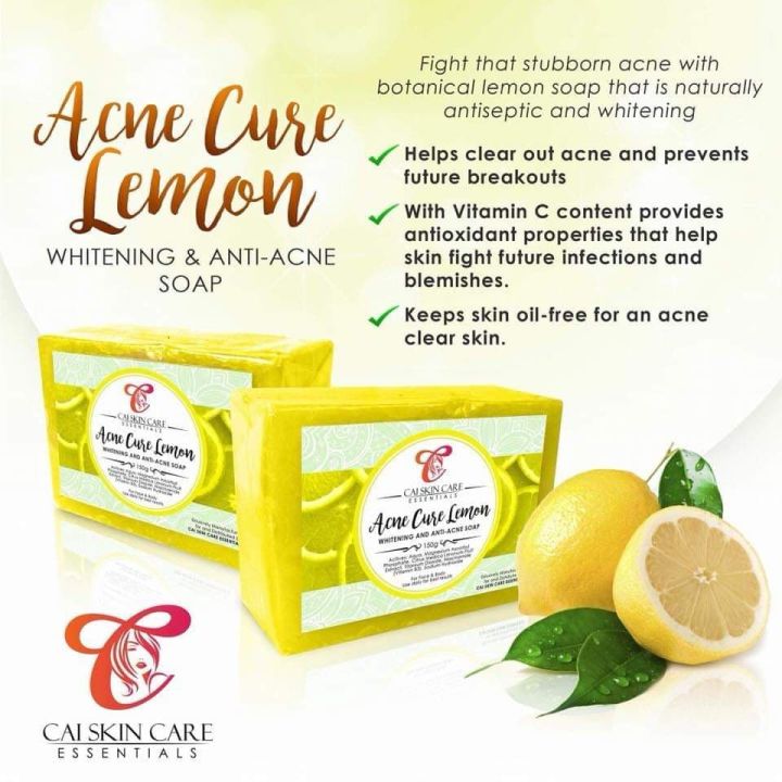 Acne Cure Lemon Soap | Lazada PH
