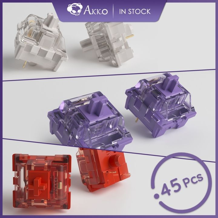 Akko CS Switches Tactile And Linear Switch For Mechanical Keyboard 45 ...