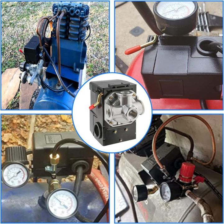 【VVL】-Pressure Switch, 4 Port Air Compressor Pressure Switch ...