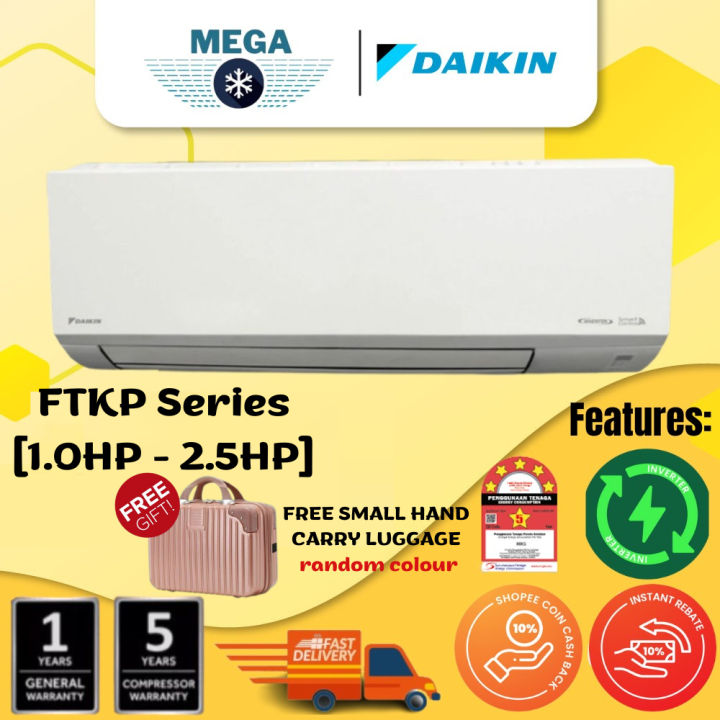 [Daikin new model] Daikin R32 inverter ftkp-Series 5 star standard ...