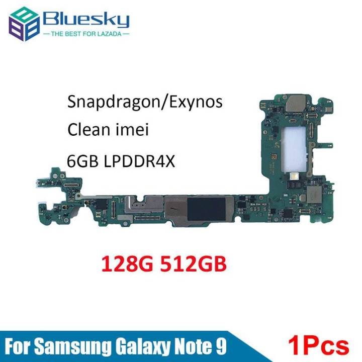 Bluesky Original unlocked Motherboard For Samsung Galaxy Note 9 N960F ...