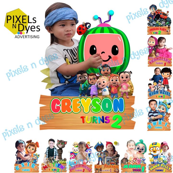 12"15" 2ft 3ft Personalized Party Photo Standee | Lazada PH