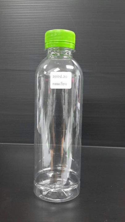 ขวด PET 300 ปาก30 ทรงกลมเรียบ พร้อมฝา (150ใบ/แพค) | Lazada.co.th
