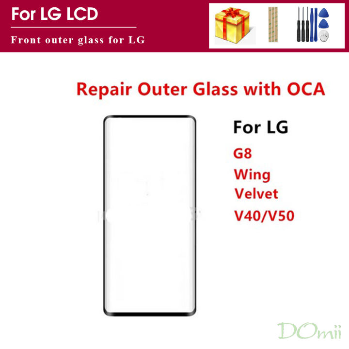 Repair Outer Glass For LG Velvet 5G G9 G8 Wing V40 V50 V60 ThinQ LCD ...