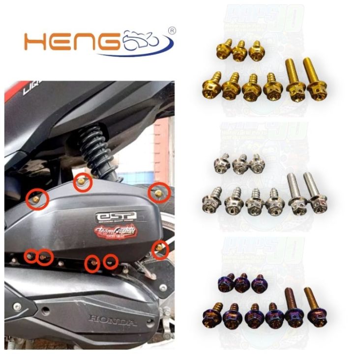 COD HENG AIRBOX BOLT SET HONDA CLICK V2V3 | Lazada PH