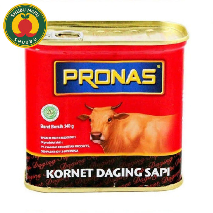 Pronas Kornet Daging Sapi Kaleng Canned Corned Beef 340 Gram | Lazada ...