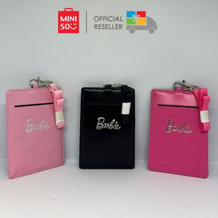 MINISO x Barbie Card Holder with Lanyard / Name Tag | Lazada Indonesia