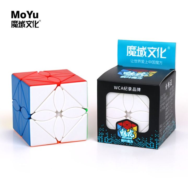 [Pi-cube] MoYu MeiLong Maple Leaf Skewb Magic cube puzzle speed cube professional magico Cube ...