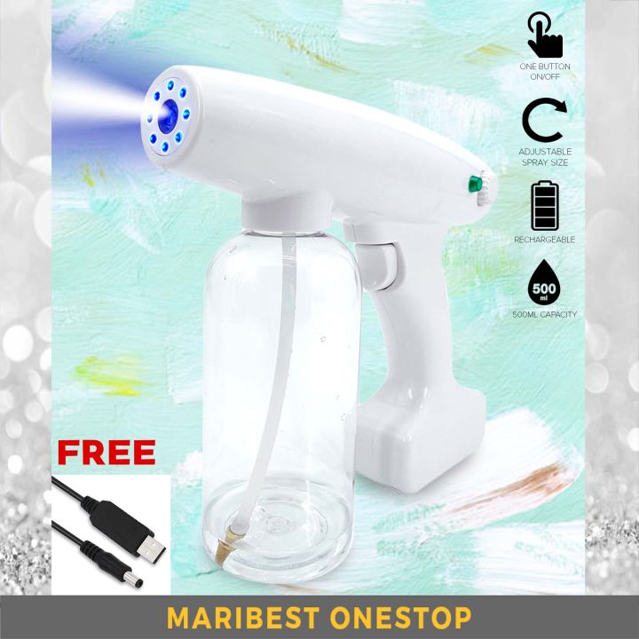 YJ-02 Q7-01 WIRELESS UV DISINFECTANT FOGGING MACHINE RECHARGEABLE ...