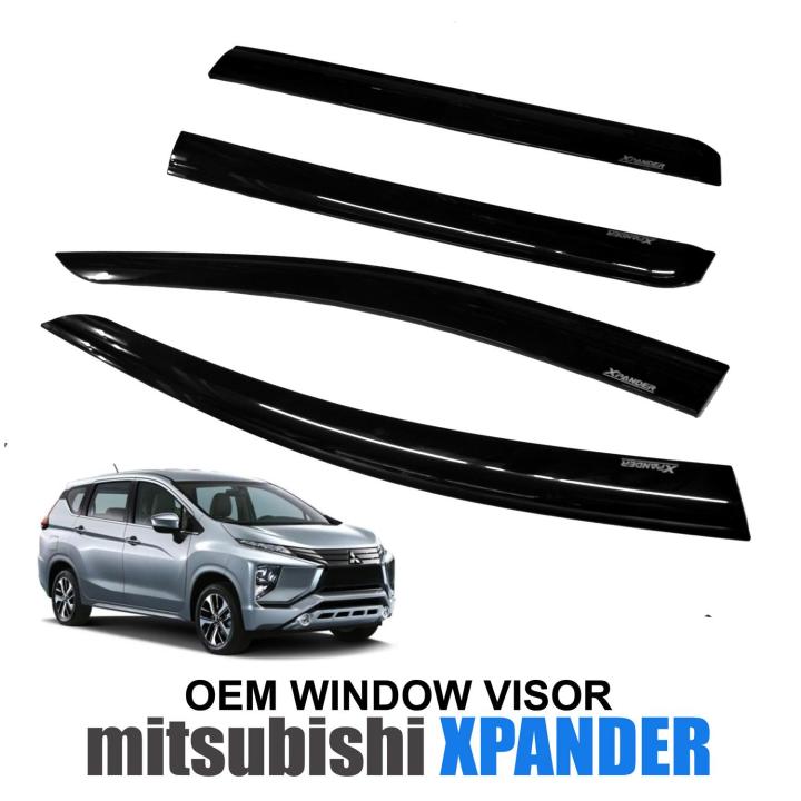 Mitsubishi Xpander (OEM Design) Rain Guard / Window Door Sun Visor ...