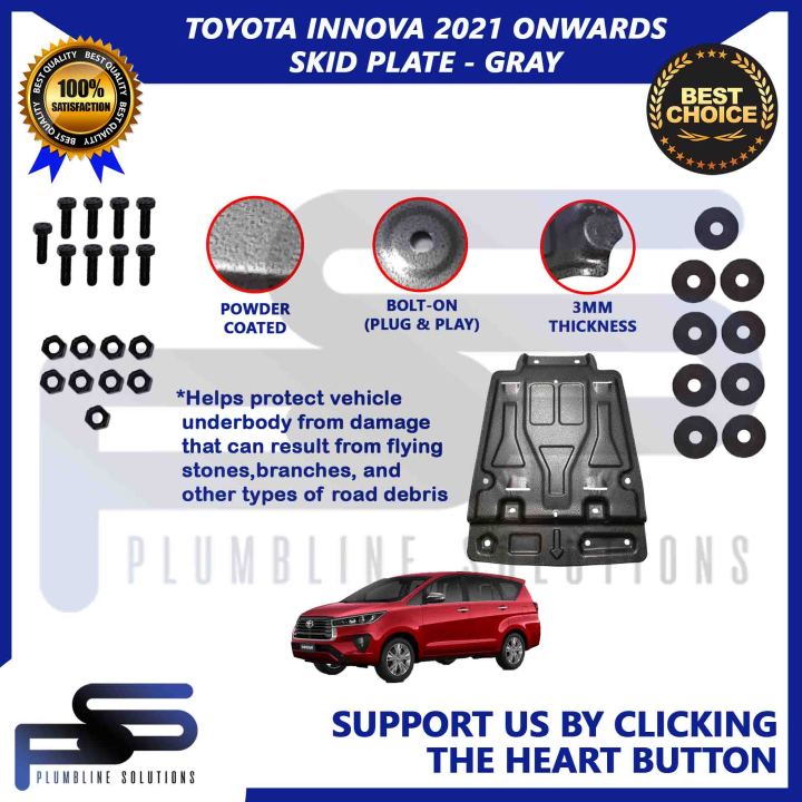 Toyota Innova Zenix Car Skid Plate Gray 2023 Onwards / Yaris Cross 2021 ...